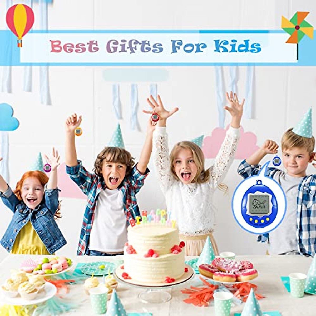 KAWAKI Virtual Electronic Digital Pets Game 90s Toys Nostalgic Virtual Digital Pet Retro Handheld Game Machine