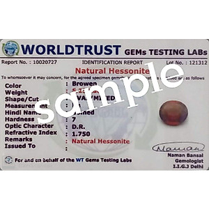 SirDaksh 6.50 Carat Natural Gomed Looes Gemstone Gold Plated Ring For Women's