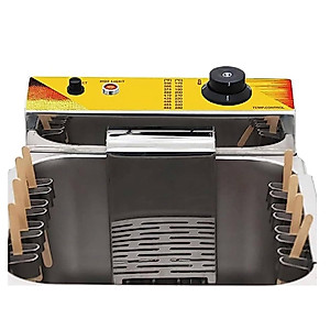 YXCUSAM Commercial Deep Corn Dogs Fryer 1900W, Perfect for Cheese Hot Dogs Sticks Frying Machine at Small Events & Stalls