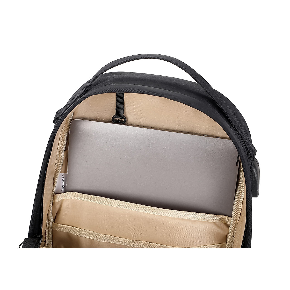 Joymoze Women Fashion Lightweight Laptop Backpack Big Student Backpack Black