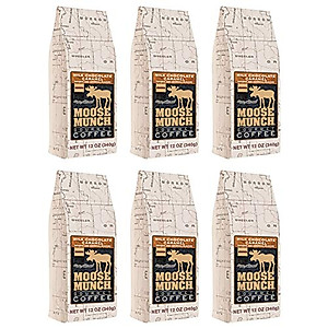Moose Munch Gourmet Ground Coffee by Harry & David, 6/12 oz bags (Milk Chocolate Caramel)