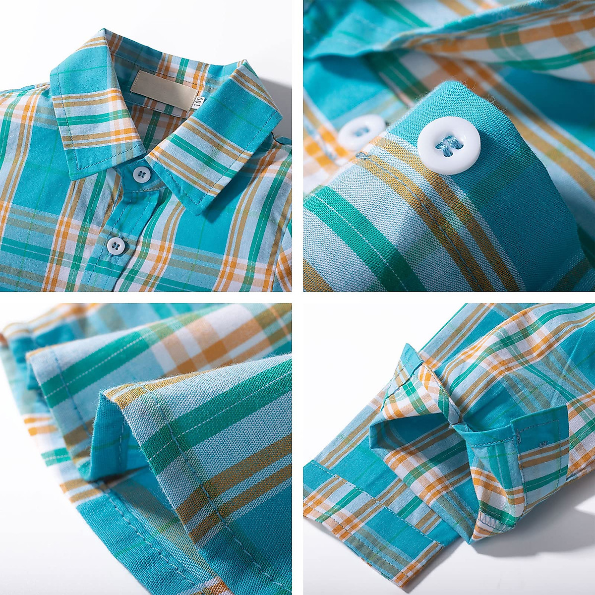 Yilaku Baby Boy Clothes Toddler Boy Dress Outfits with Cotton Shirt + Jean Pants Toddler Suits Boys' Clothing sets 1-7 Years