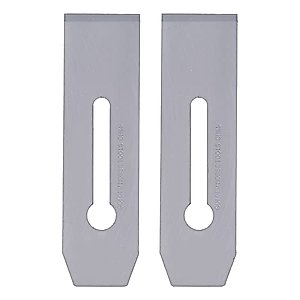 2Pcs Planer Blades, Wood Planers Wide Replacement Bench Plane Blades,Steel Portable Bench Planes for Woodworking Handwork