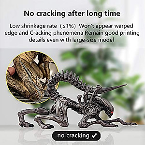 IFUN 3D Printer Rigid Resin- Low Odor Standard- 405nm UV-Curing Photopolymer Resin for LCD DLP 3D Printing White 500ml