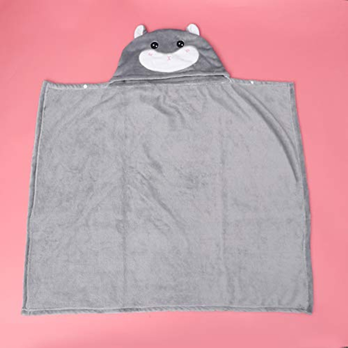Garneck Stuffed Animal Blanket,Cute Cartoon Cape Cloak Adults Baby Cartoon Hooded Hamster Style Blanket for Friends Family Winter Use(Hamster)