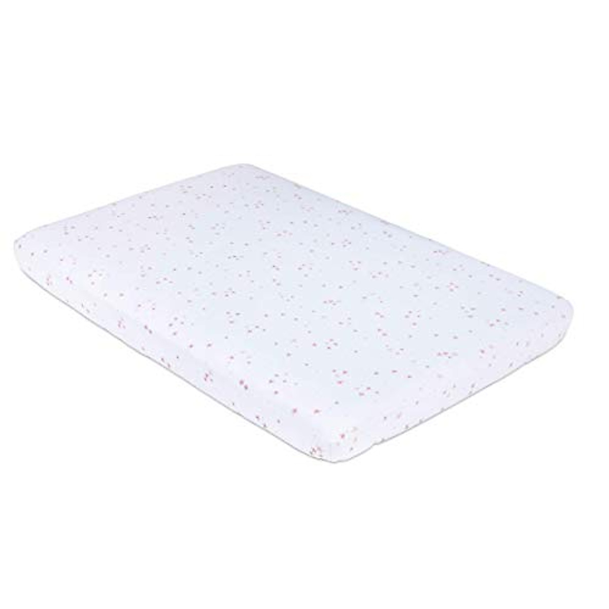 Pack n Play Playard Sheet - Mini Crib Sheet 100% Jersey Cotton 2 Pack for Baby Girl-Dusty Rose and Mauve Pink Stars