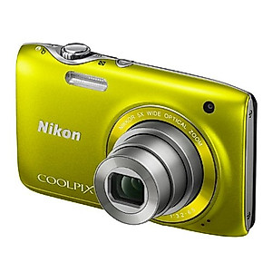 Nikon COOLPIX S3100 14 MP Digital Camera with 5x NIKKOR Wide-Angle Optical Zoom Lens and 2.7-Inch LCD (Yellow)