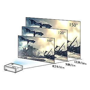 BenQ TH685P 1080p Gaming Projector - 4K HDR Support - 120hz Refresh Rate - 3500 ANSI Lumens - 8.3ms Low Latency - Enhanced Game Mode - 3 Year Industry Leading Warranty