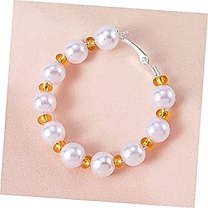 SEWACC 384 Pcs Earring Hoop Jewelry Findings Jewelry Making Supplies Earrings Charm Wine Charm Rings Earring Making Kit Earrings Bezel Charm Hoops for Jewelry Making Earring Findings