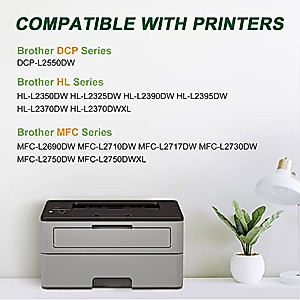 CAVDLE TN-760 Compatible Toner Cartridge Replacement for Brother TN760 TN730 Work with HL-L2325DW HL-L2350DW HL-L2390DW HL-L2395DW HL-L2370DW DCP-L2550DW MFC-L2690DW MFC-L2710DW MFC-L2750DW Printers