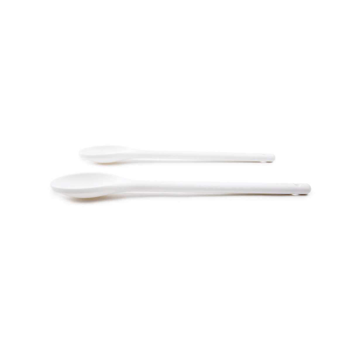 Fox Run Hi-Tech Spoons, 0.75 x 1.75 x 12 inches, White, 2 Pack