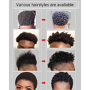 5 Pcs Curl Brush Set - Magic Twist Brush, Sponge Hair Pick for Men and Women (Blend)