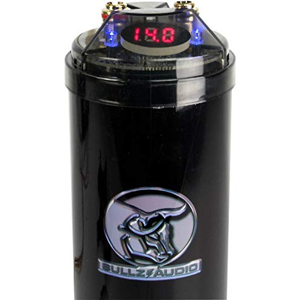 New! BULLZ AUDIO 4400W 12V BCAP 4.4 Digital Car Power Farad Capacitor | BCAP4.4