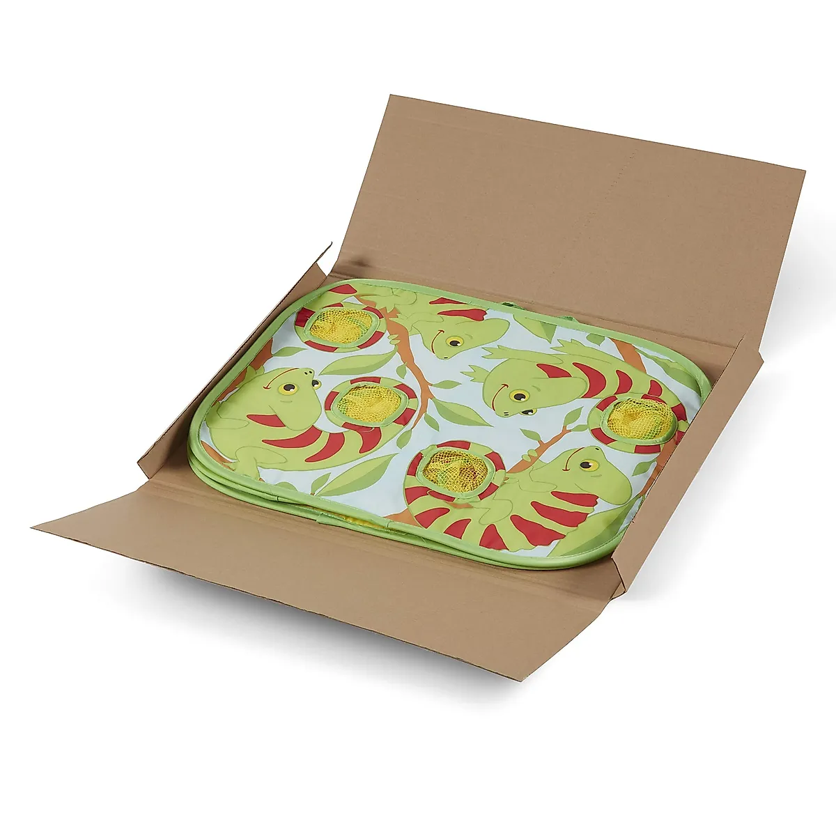 Melissa & Doug Verdie Chameleon Beanbag Toss (Two Challenging Games, 8 Pieces, Frustration-Free Packaging, Great Gift for Girls and Boys - Best for 4, 5 and 6 Year Olds)