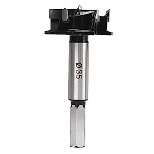 Forstner Drill Tool 80mm Wood Hole Opener Accessory Limit Function 3 Blade Design High Hardness Wide Application for Carpentry