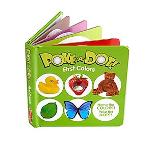 Melissa & Doug Children’s Book – Poke-a-Dot: First Colors (Board Book with Buttons to Pop)