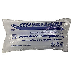 330 count 4x8 airDEFENDER air pillows 40 gallon 5.33 cubic feet void fill cushioning shipping packing package