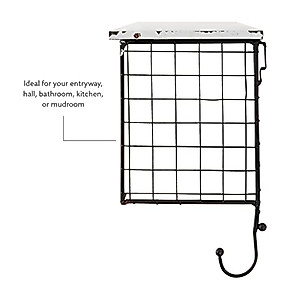 Linon 4-Cubby Wall Shelf, White - AHWE1238W1