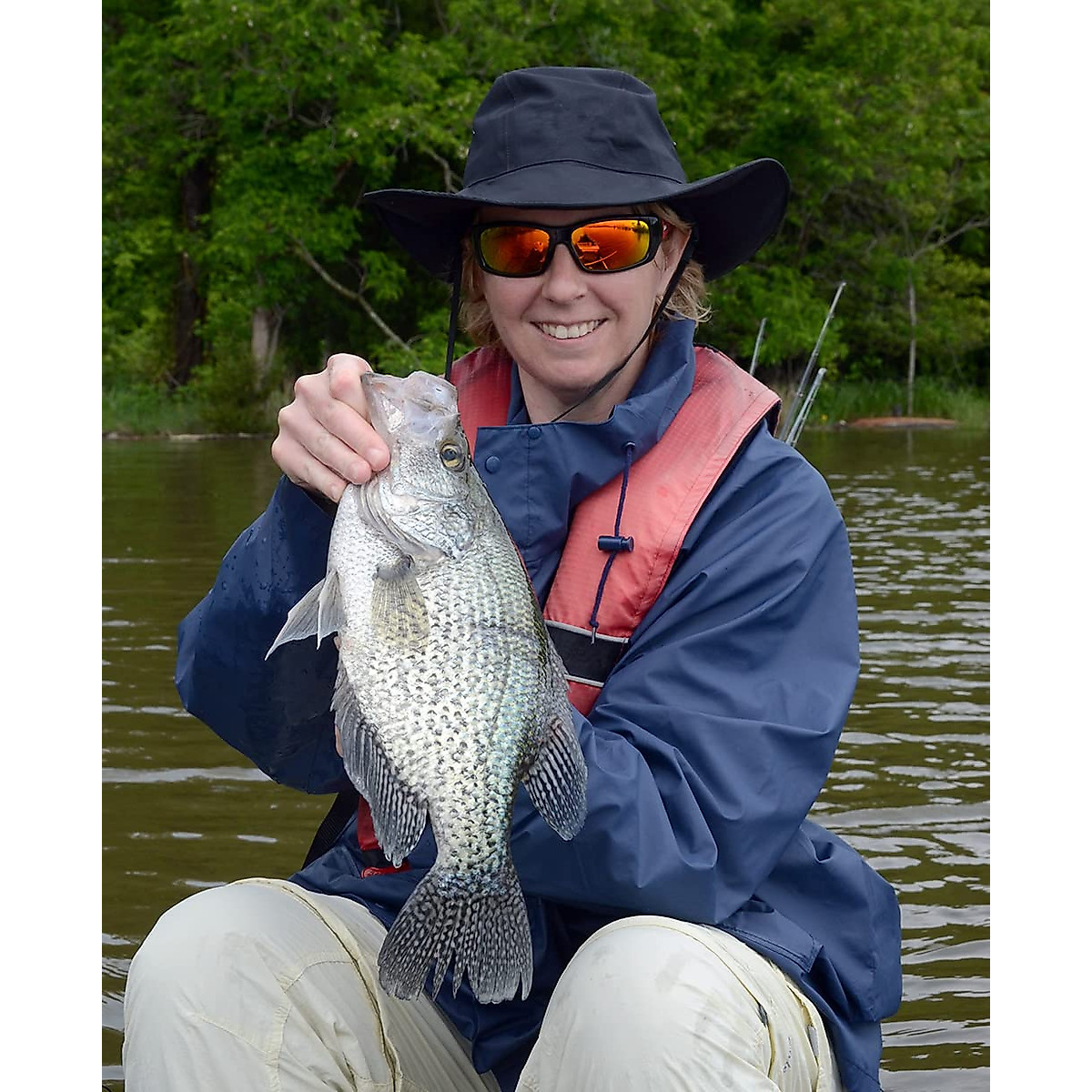 MITOBASS Crappie Lures 60Pcs Kit - 50 Small Shad, 10 Jig Heads for Crappie Fishing Lures