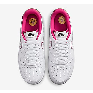 Nike Women's Air Force 1 Low '07 Size 6.5 US- DV3809 100 Dragonfruit White/White-pink Prime