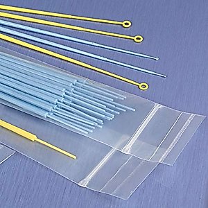 Inoculation Loop, Flexible, 1uL, Calibration Certificate, STERILE, PS, Blue, 10/Zip Lock Bag, 100 Bags/Unit