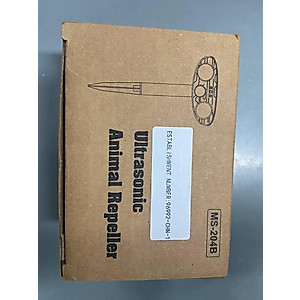 2 Pack Upgraded Ultrasonic Animal Repeller Outdoor,Solar Animal Repeller with Motion Sensor & Deterrent Light to Scare Raccoon Cat Rabbit Squirrel Skunk Dog Deer Repellent Devices for Yard Protection