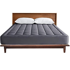 TEXARTIST Queen Mattress Pad Cover Cooling Mattress Topper Pillow Top Mattress Cover Quilted Fitted Mattress Protector with 8-21 Inch Deep Pocket