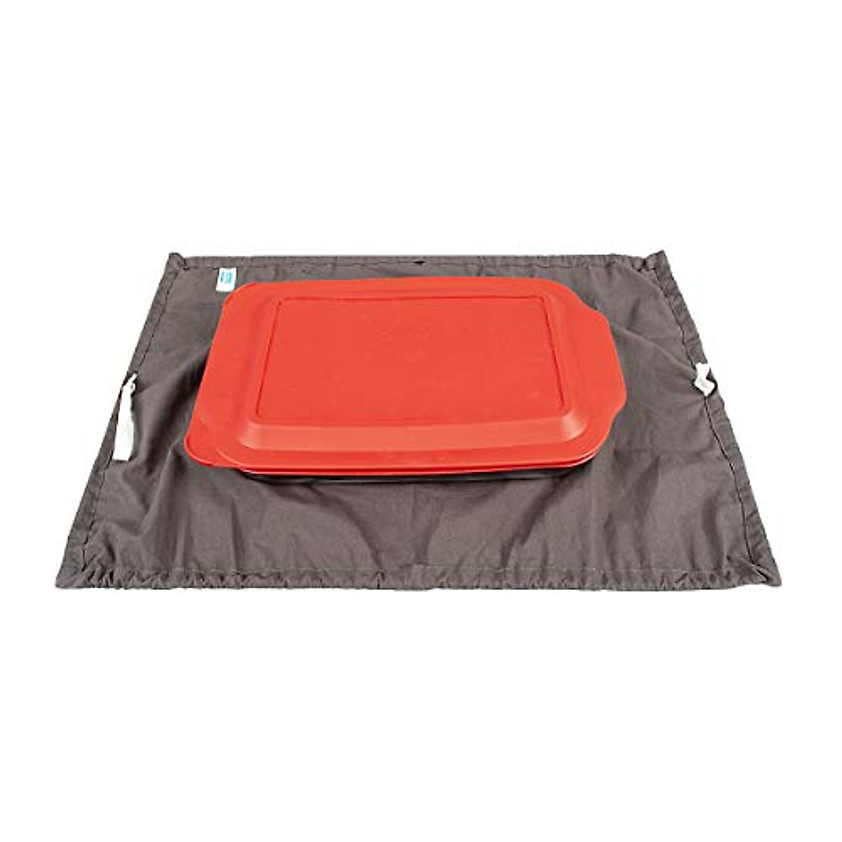 Grand Fusion 2 In 1 Casserole Carrier And Dish Towel For Kitchen, Machine Washable Kitchen Towels, Can Be Converted To Casserole Carrier For Hot Or Cold Food, Gray, Pack Of 1