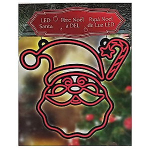 Wisely Indoor LED Neon Santa Window Decoration