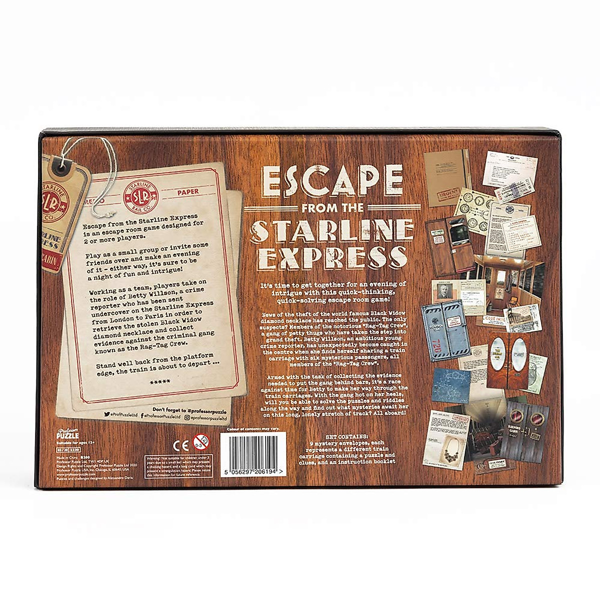 Escape from The Starline Express - Escape Room Game - Multiplayer Brain-Teasing Game / Escape The Room Game by Professor Puzzle.