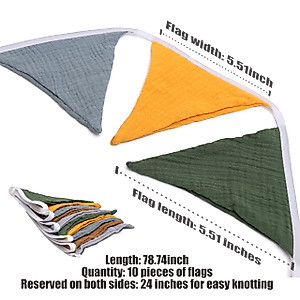 Pennant Banner Flags,Infant and toddler room decoration pennant,for Nursery Decor Baby Birthday Boho Wedding Shower Party Event (Pennant Banner Flags)