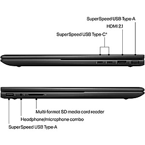 Newest HP Envy x360 2-in-1 Laptop, 15.6" Full HD Touchscreen, AMD Ryzen 5 5625U 6-Core Processor, 16GB RAM, 512GB SSD, Backlit Keyboard, HDMI, Webcam, Wi-Fi 6, Windows 11 Home, HP Stylus Pen Included