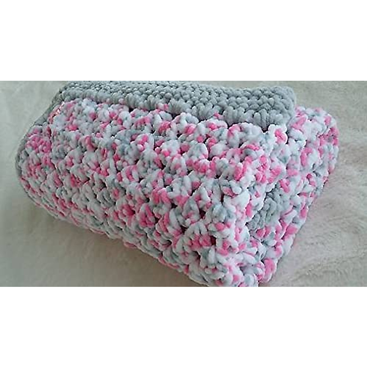 Himalaya Dolphin Baby Colors, Each Skein 100 Gr/3,5 oz, 120 mt/ 132 yd, Super Bulky Yarn, Blanket Yarn, Velvet Yarn, Knitting Yarn, Amigurumi Yarn, Baby Yarn (80425)