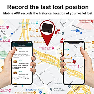 SMART LB Anti-Lost Bluetooth Wallet Tracker & Finder GPS Position Location Credit Card Holder for Men Leather Men's Wallets Cion pocket ID Window