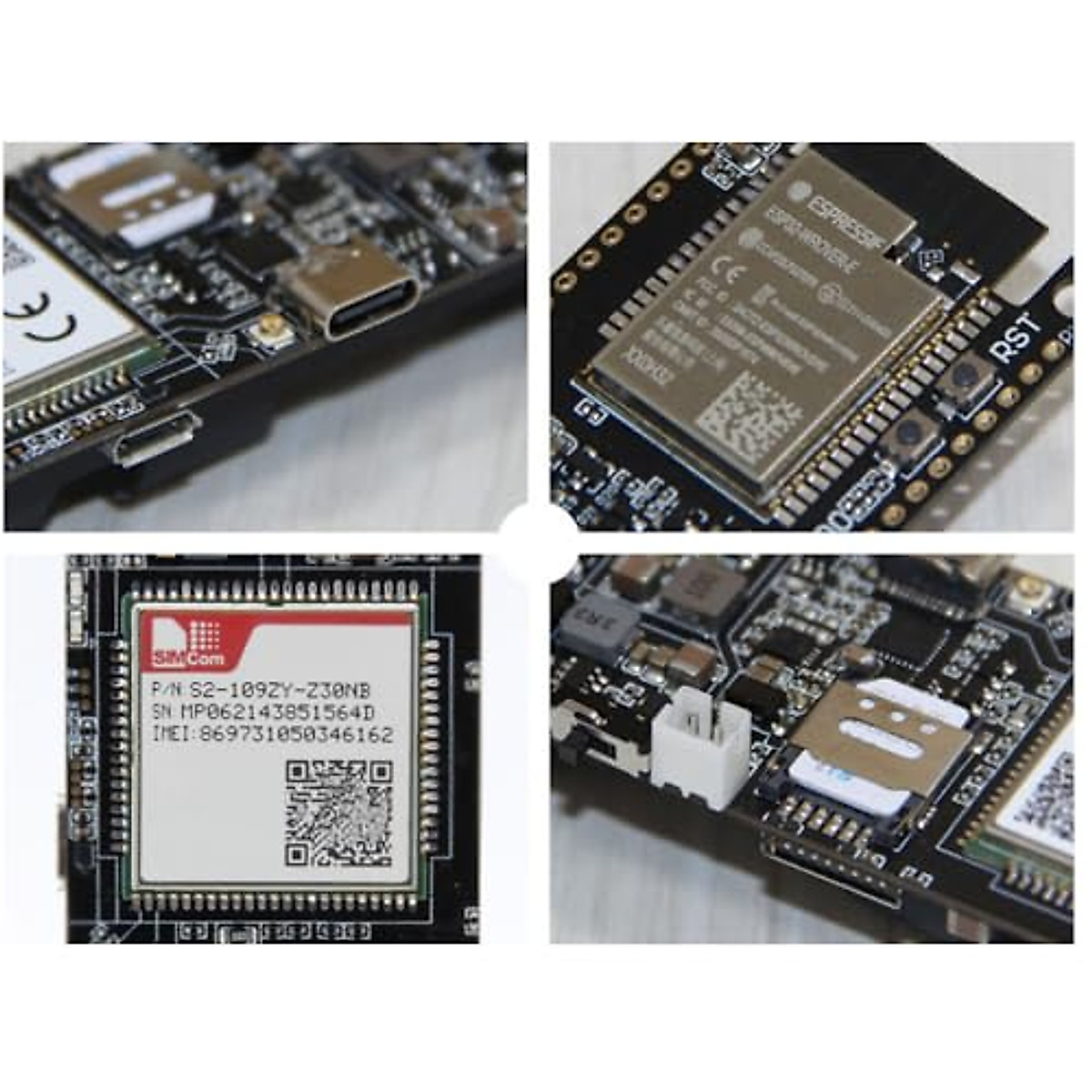 LILYGO T-SIM7000G ESP32-WROVER-B Solar Charge SIM GPS Antenna CH9102F 16MB 2G/NB TTGO Development Board