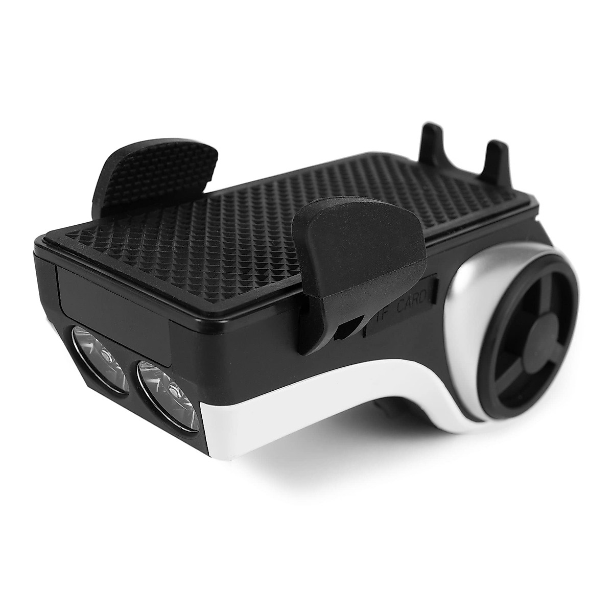 Ecoxgear EcoBike All-in-One Bike Bluetooth Speaker, IPX5, Portable Wireless Waterproof Bicycle Speakers, Dustproof, Shockproof Design, Powerbank, Double LED Bike Lights, Built-in Bicycle Bell