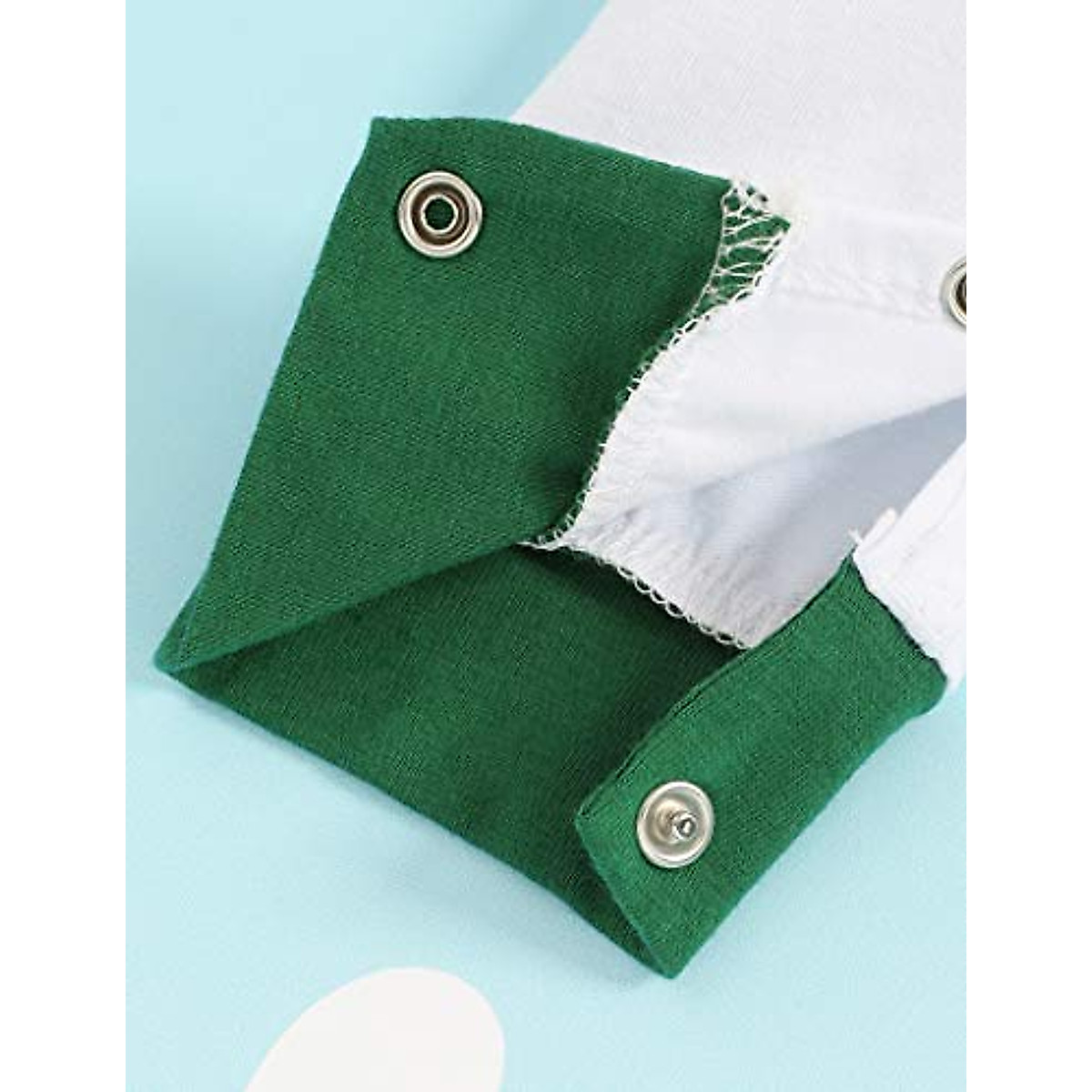 WALSONER My First St Patrick's Outfit Baby Boy Stripe Hooded Romper Bodysuit St.Patrick's Day Clothes 6-9 Months