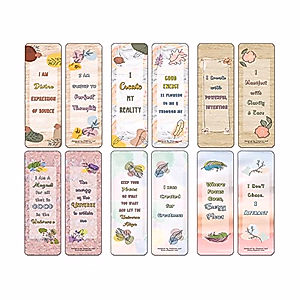 Positive Manifestation Bookmarks (5-Sets X 6 Cards)