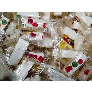 Wrapped Jube Nougats - 12 oz of Colorful Fruity Fresh Delicious Individually Wrapped Nougat Candy