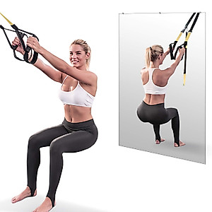 H and A Activity Wall Mirror,Gym Mirror with Flat Polished Edge,47 inchx 31 inch (Double)