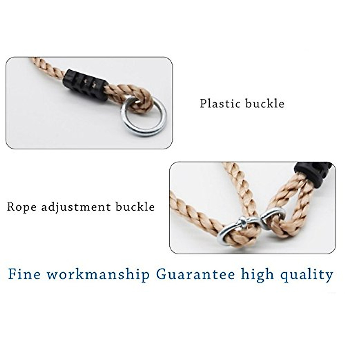 Tree Swing / Hammock Hangings Safer Nylon Rope,Tree Swing Hanging Strap Kit(Holds Up to 650 Lbs.) -Pack of 2（Adjustable）