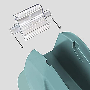 Acrimet Premium Desktop Tape Dispenser, Plastic, Non-Skid Base (Heavy Duty) (Solid Green Color)