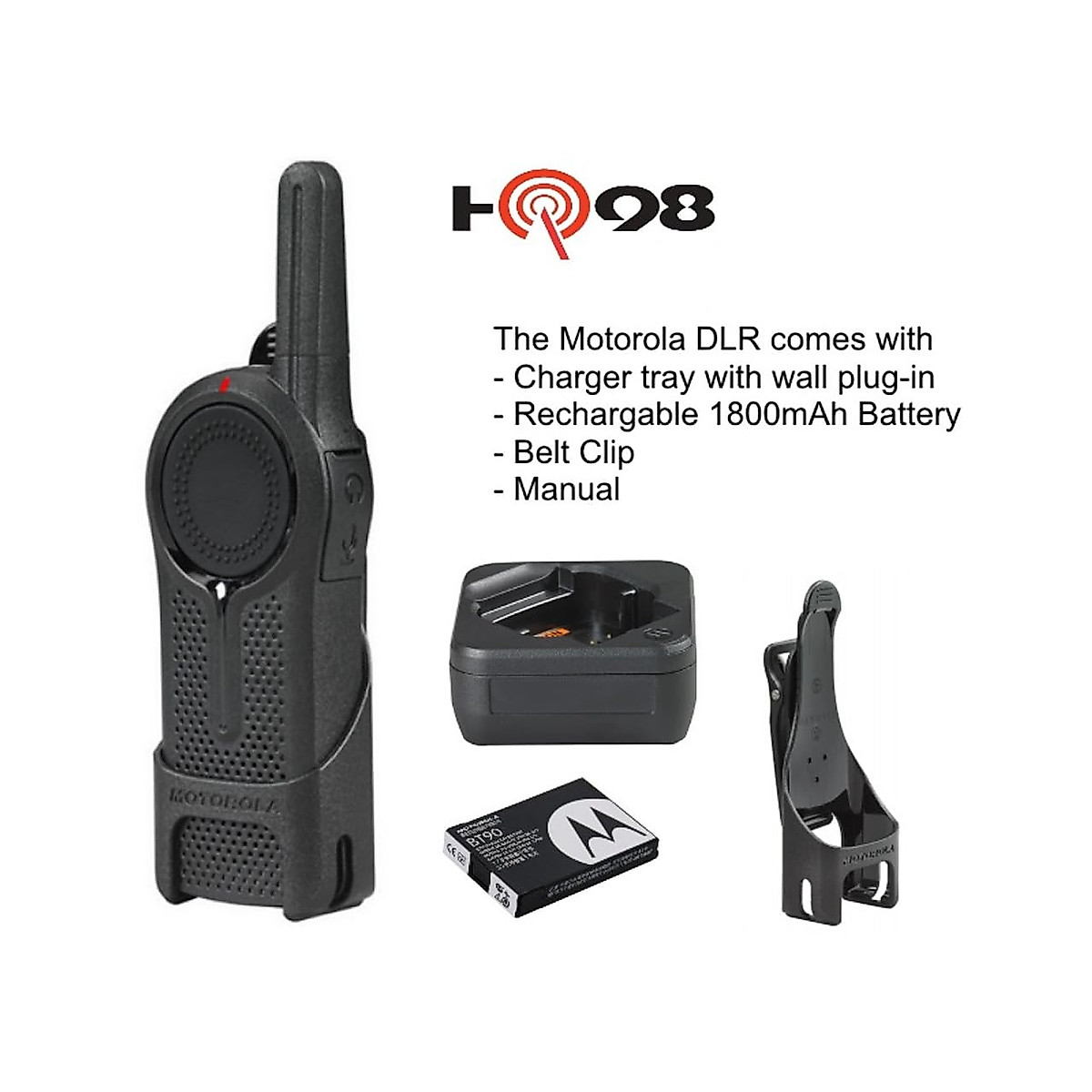 6 Pack of Motorola DLR1060 Walkie Talkie Radios by Motorola