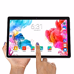 10.1 Inch Tablet, for Android11.0 System 8MP 16MP Portable Tablet HD Screen for Office (US Plug)