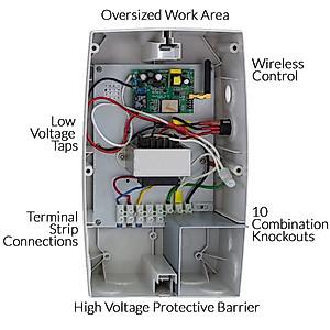 S.R.Smith pLX-PL60 60W Poollux Plus Lighting Control with Wireless Remote, light gray