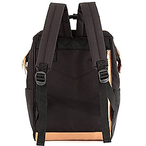 Himawari Laptop Backpack for Women&Men,Wide Open Large USB Charging Port 15.6 Inch Laptop Doctor College Work Bag(123#-Black)