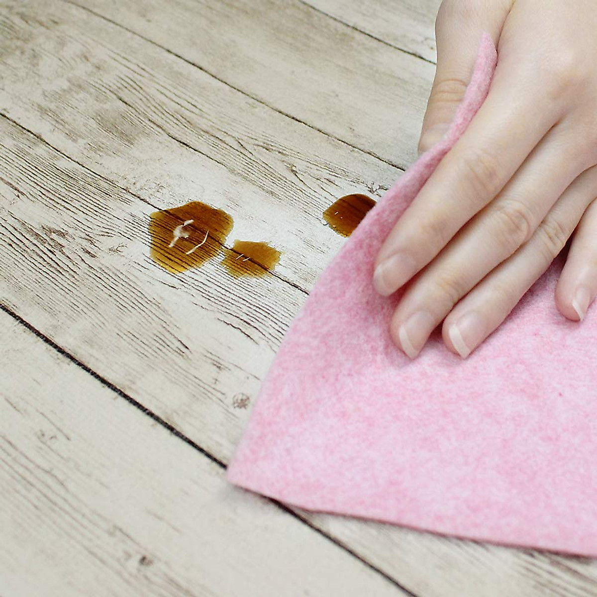 Oxdigi Cream Brown Wood Contact Paper 17.7"x196" Self-Adhesive Film for Kitchen Countertop Cabinet Shelf Peel & Stick Wallpaper Waterproof Removable/Extra Thick: 0.4mm Christmas Decoration