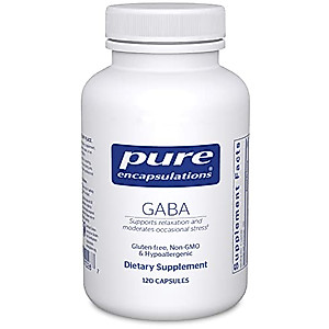 Pure Encapsulations GABA | Supplement to Support Relaxation and Moderation of Occasional Stress* | 120 Capsules