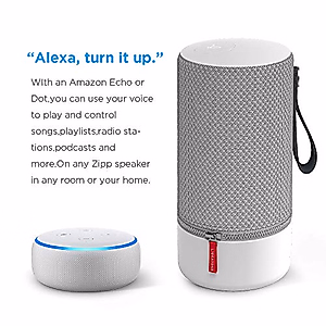 Libratone ZIPP Portable WiFi + Bluetooth Wireless Speaker - Compatible with Alexa (Victory Red)