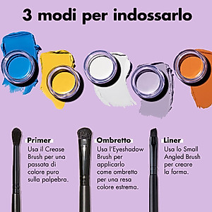 e.l.f. No Budge Cream Eyeshadow, 3-in-1 Eyeshadow, Primer & Liner With Crease-Resistant Color & Stay-Put Power, Vegan & Cruelty-Free, Sand Dune